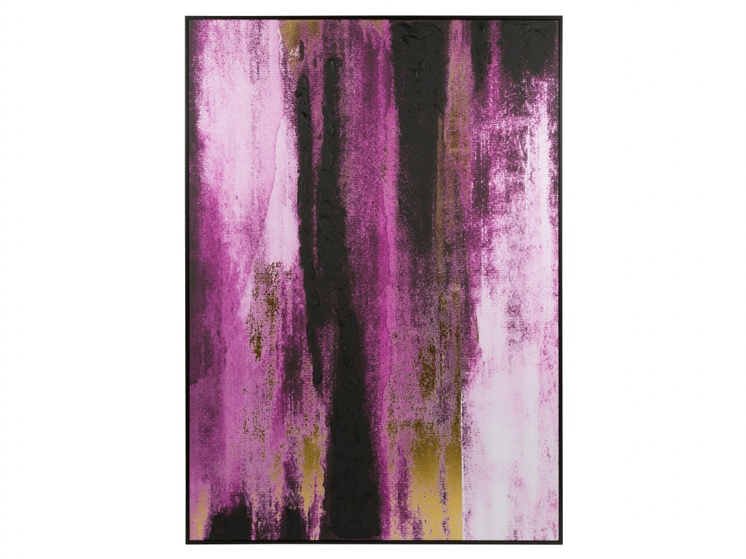 Cuadro morado abstracto grande - Cuadro en tonos morados